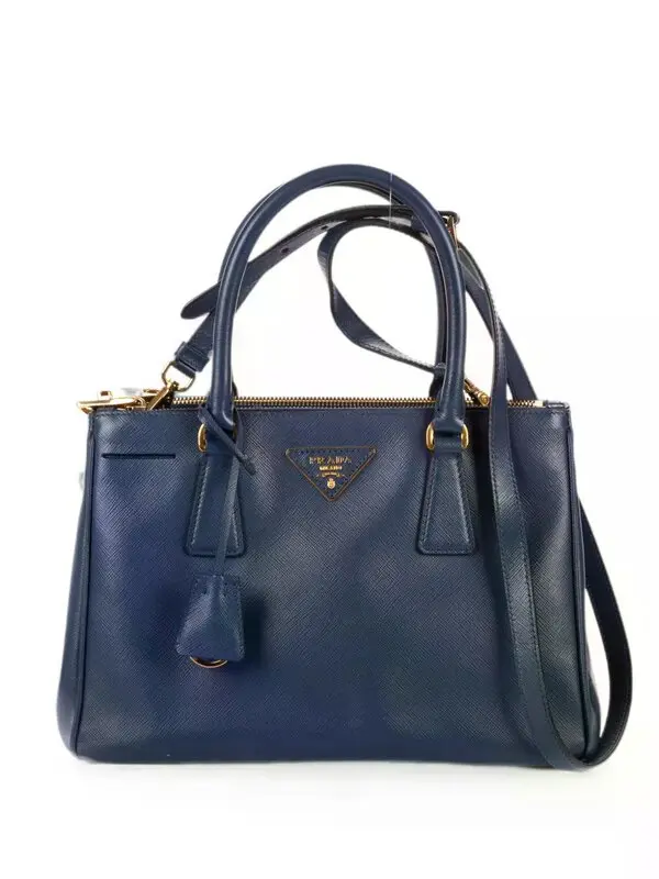 Prada Small Galleria Tote Bag - Blue