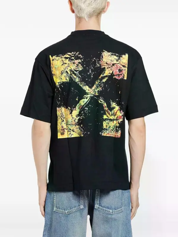 Off-White Spices Arrow Skate Logo-print T-shirt - Black