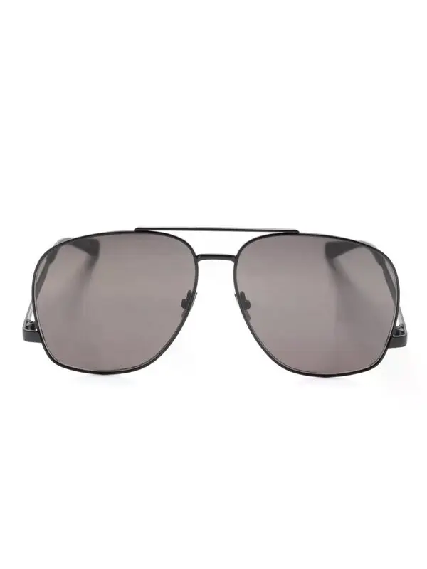 Saint Laurent Leon Oversized-frame Sunglasses - Black