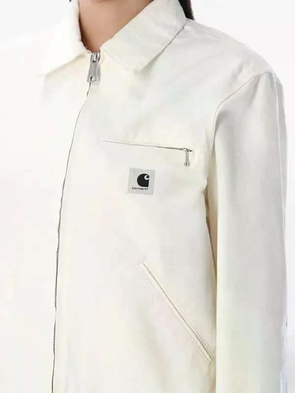 Carhartt Work In Progress Logo-patch Zip-up Jacket