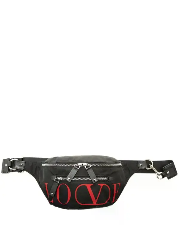 Valentino Garavani Nylon Belt Bag With Stud Details
