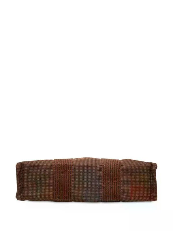 Hermès 1990-2010 Canvas Herline Pm Tote Bag - Brown
