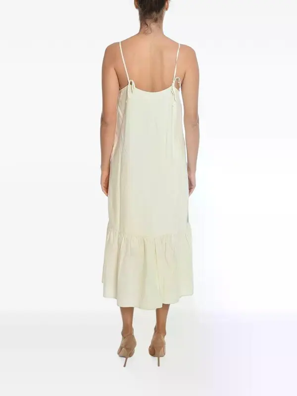 SAMSOE SAMSOE Sarasa Ruffled Midi Dress - Neutrals