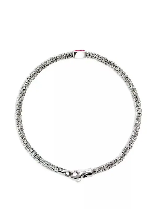 John Hardy Heishi Rhodolite Bracelet