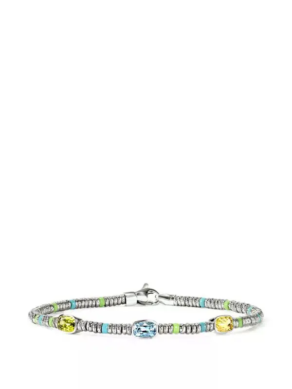 John Hardy Heishi Multi-stone Bracelet - Silver