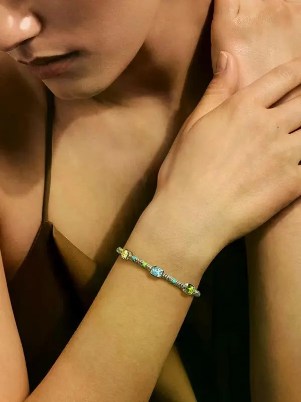 John Hardy Heishi Multi-stone Bracelet