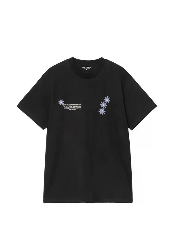 Carhartt Work In Progress C Trip Graphic-print T-shirt - Black