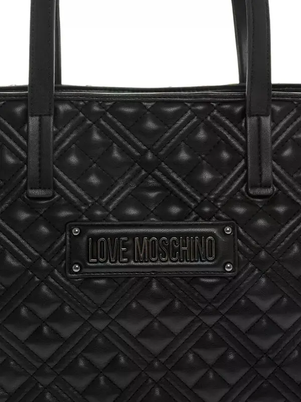 Moschino Logo-plaque Tote Bag