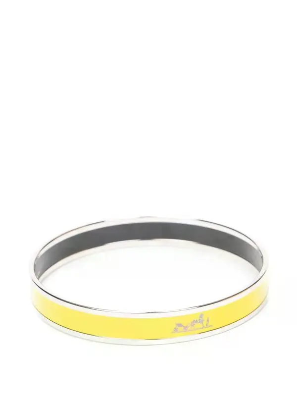 Hermès Tone Logo Detail Bangle Bracelet