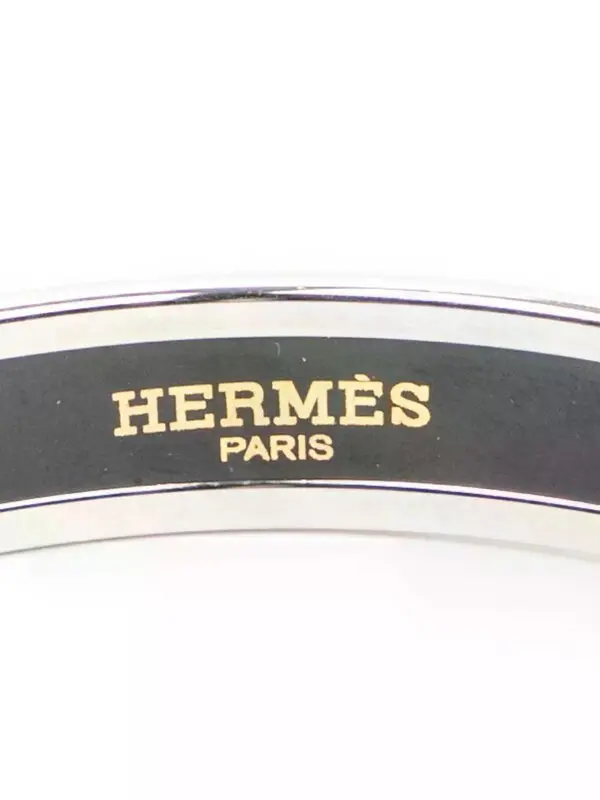 Hermès Tone Logo Detail Bangle Bracelet