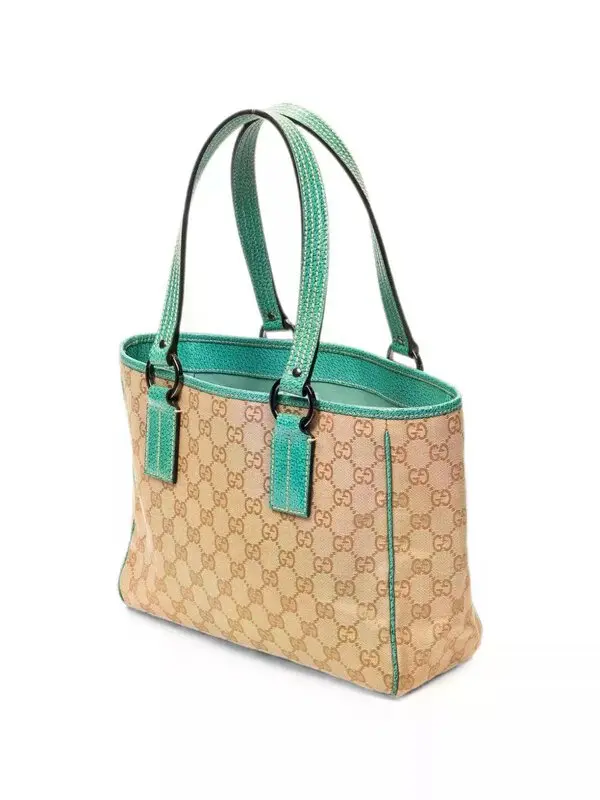 Gucci Small Gg Canvas Tote Bag - Neutrals