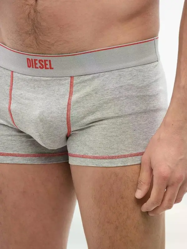 DIESEL® Logo-print Visible-seam Boxers