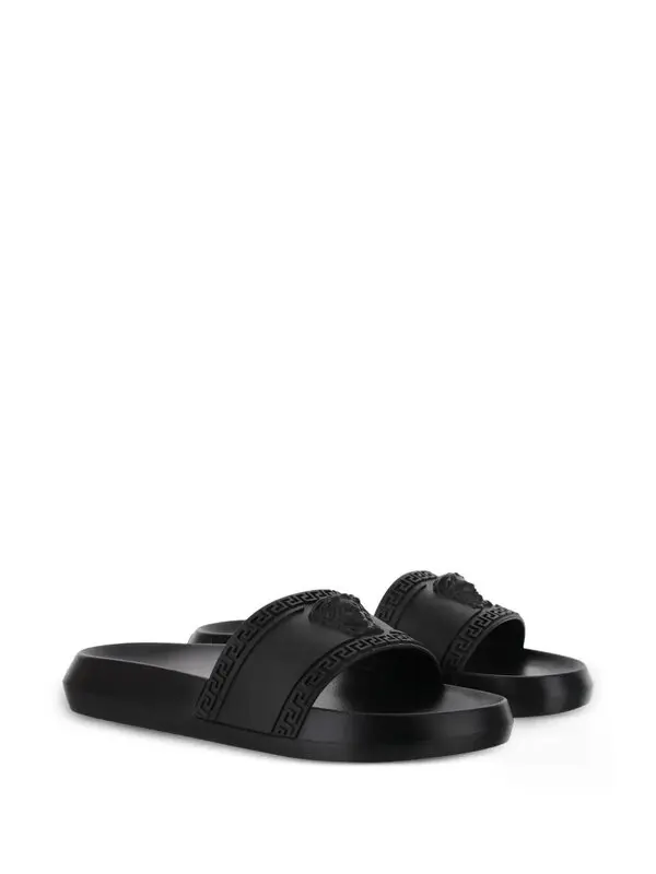 Versace Medusa-embellished Slides