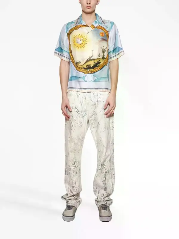 Amiri Landscape Frame Printed Shirt