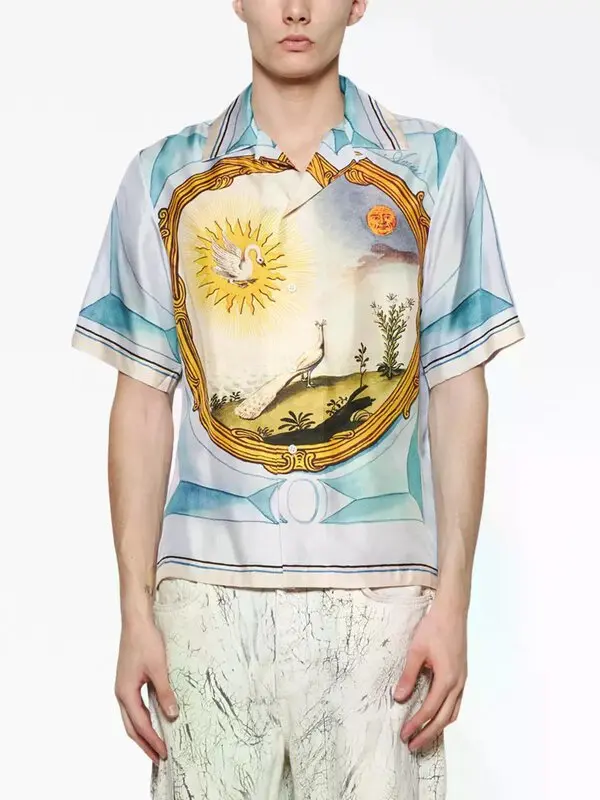 Amiri Landscape Frame Printed Shirt