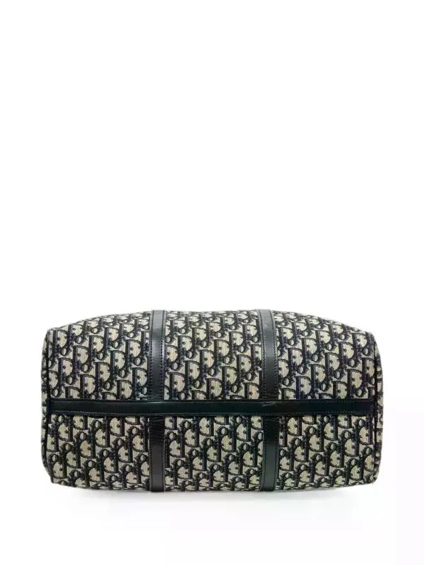 Dior Medium Boston Oblique-pattern Tote Bag