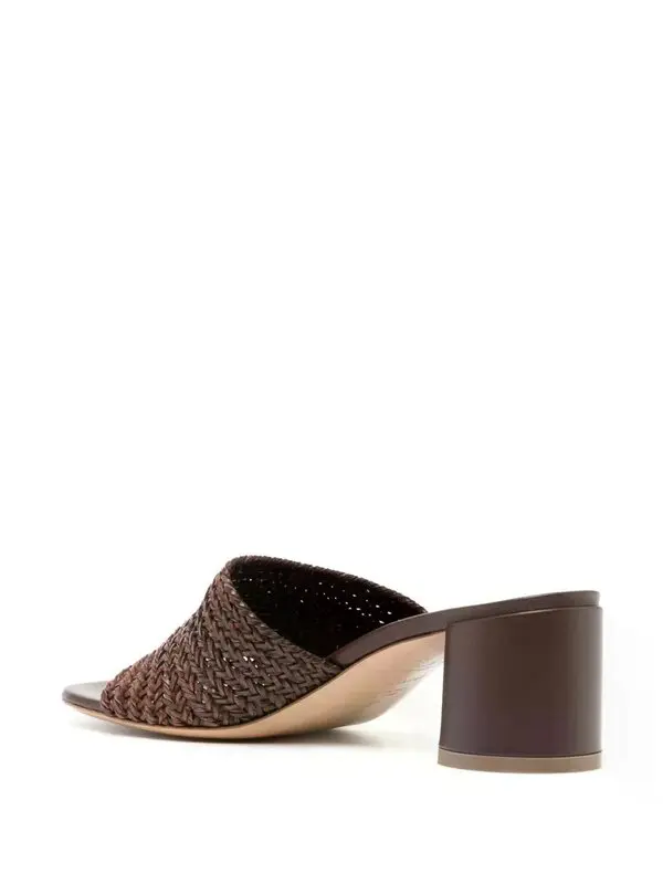 Casadei Hanoi 60mm Woven Mules