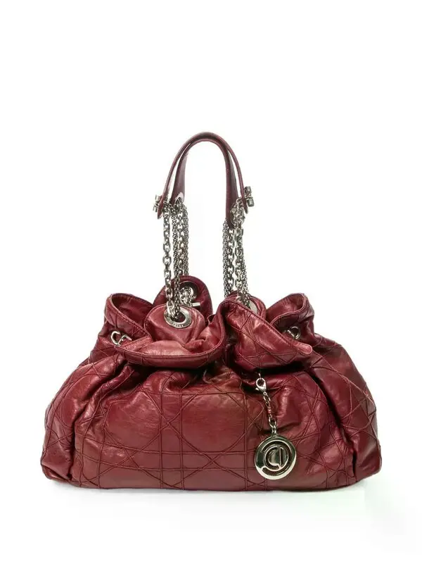 Dior Le Trente Cannage Shoulder Bag - Red