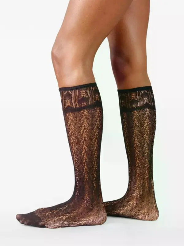 Swedish Stockings Erica Crochet-knit Knee High Socks