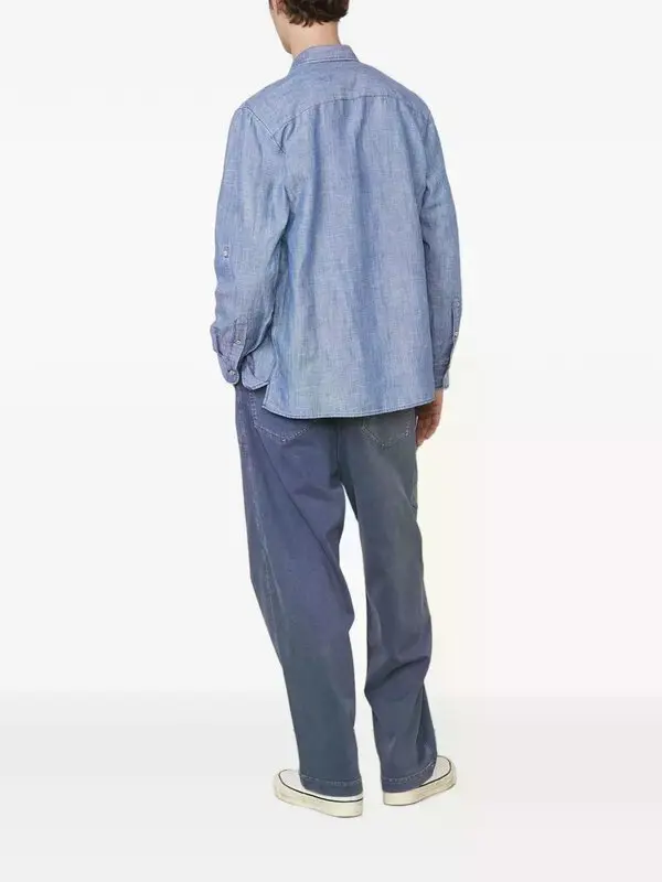 Officine Générale Button-up Chest-pocket Shirt