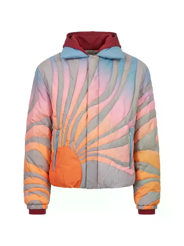 ERL Sun Quilted Bomber Jacket - Grey