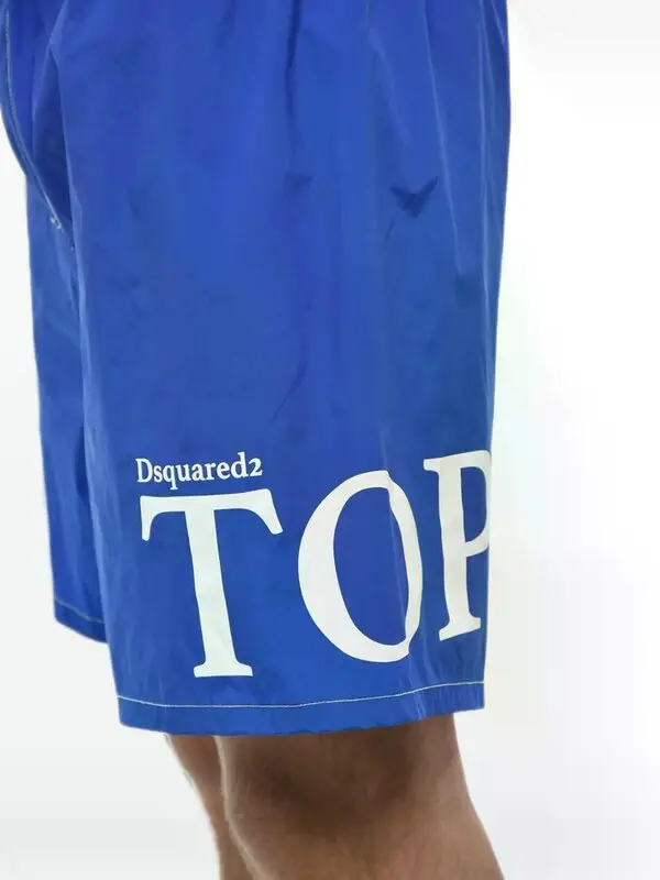 Dsquared2 Logo-print Drawstring Swim Shorts