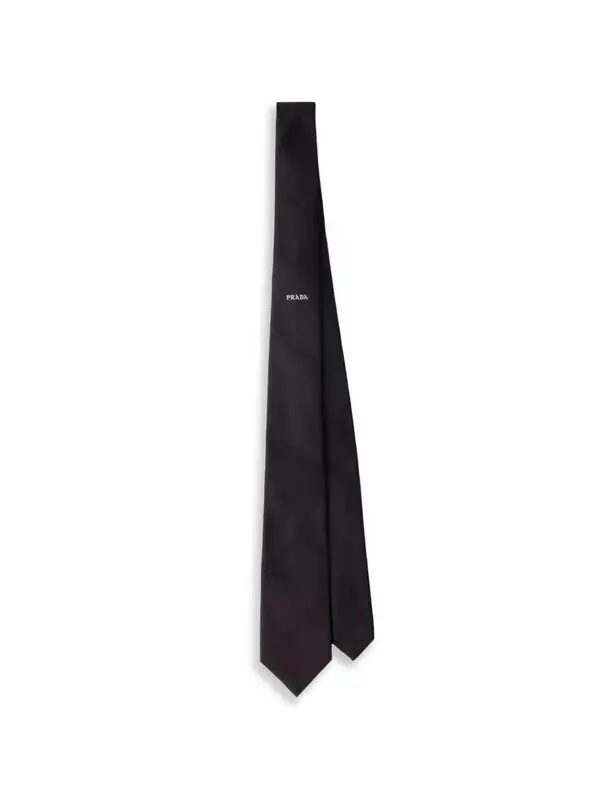 Prada Silk Tie - Black