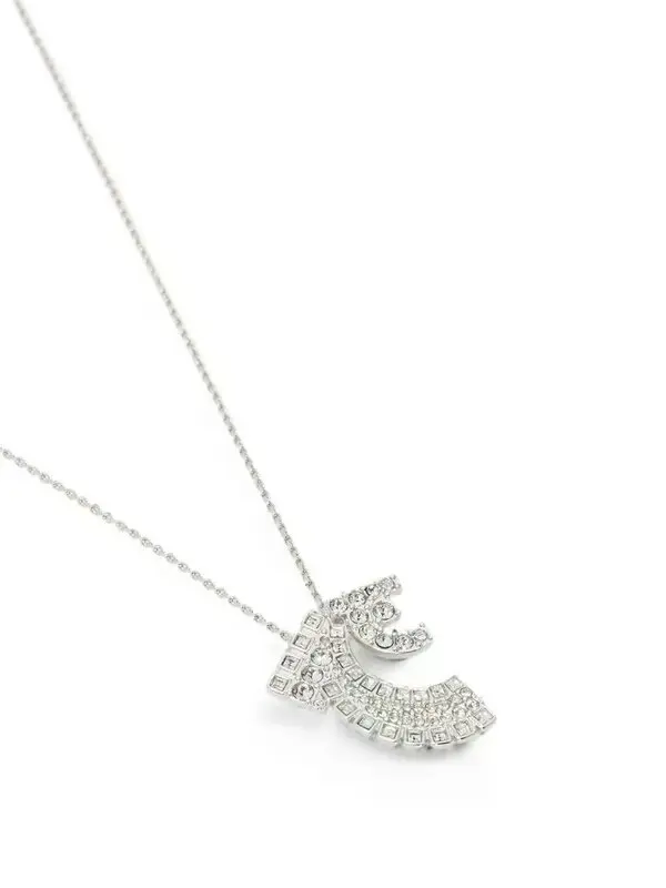 FERRAGAMO Deconstructed Gancio Pendant Necklace In -tone
