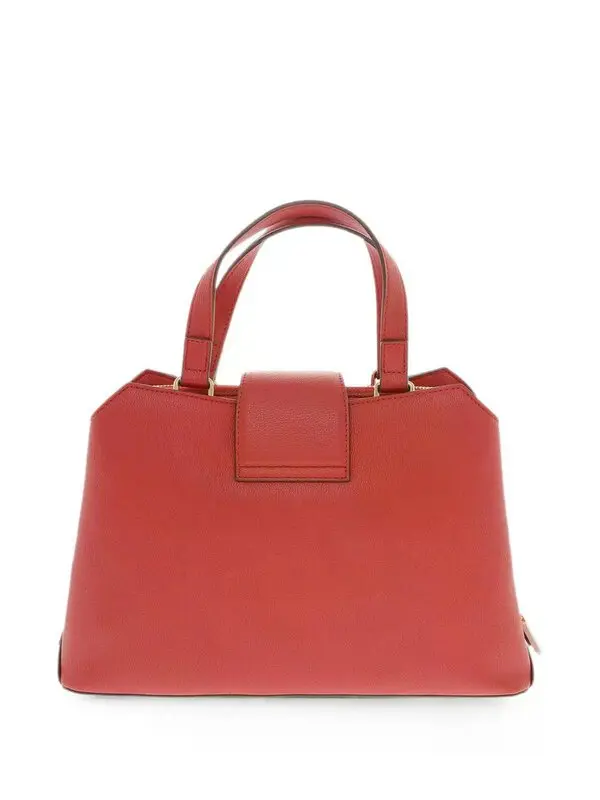 Moschino Heart-motif Grained-effect Tote Bag