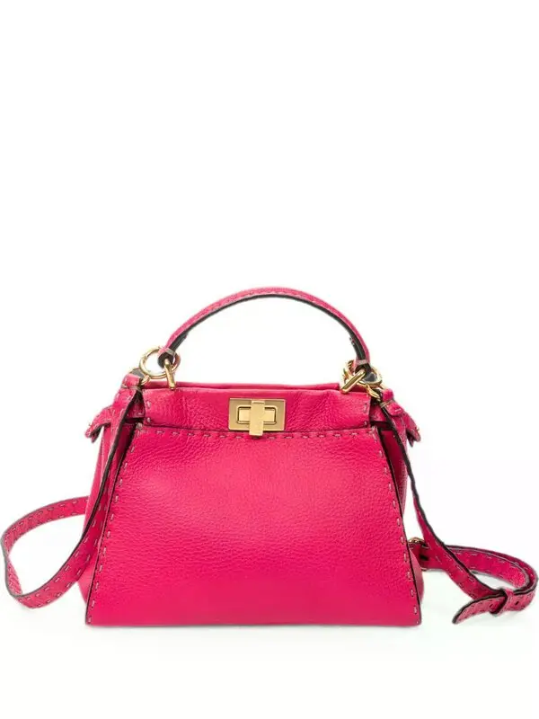 Fendi Mini Peekaboo Tote Bag - Pink