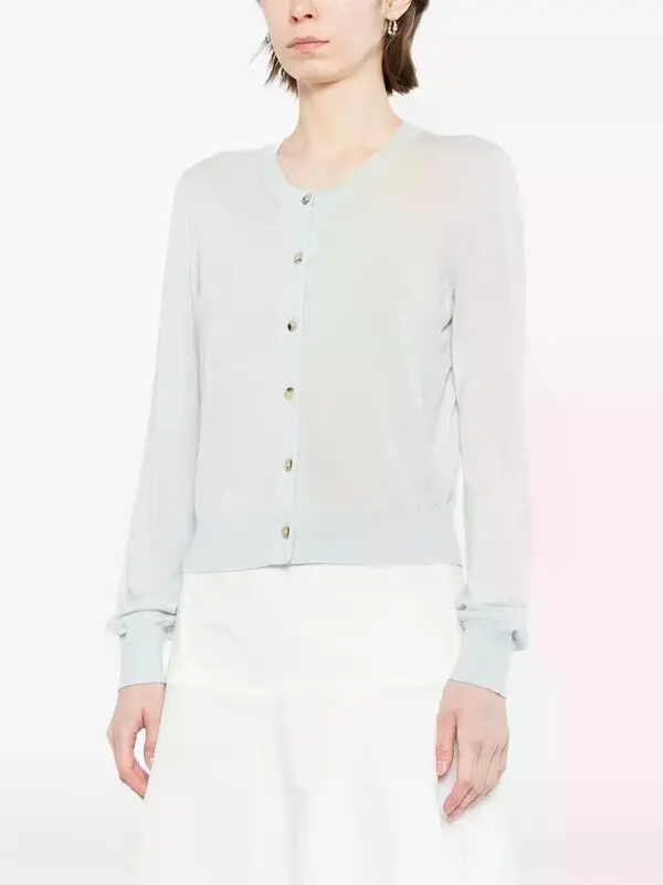 Khaite Tansy Fine Knit Cardigan