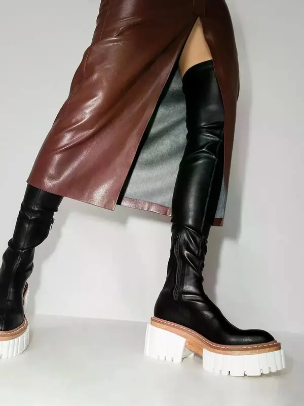Stella McCartney Emilie 75mm Thigh-high Boots