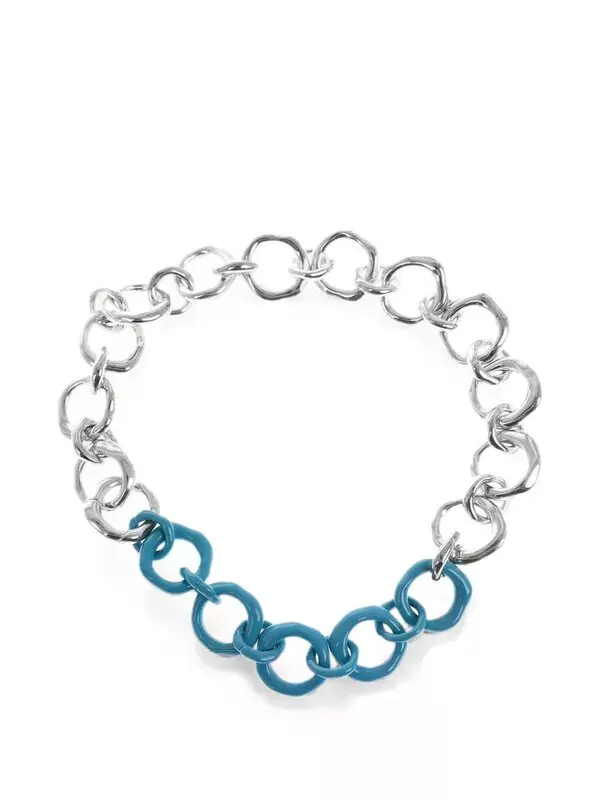 JIL SANDER Enameled Chain Necklace