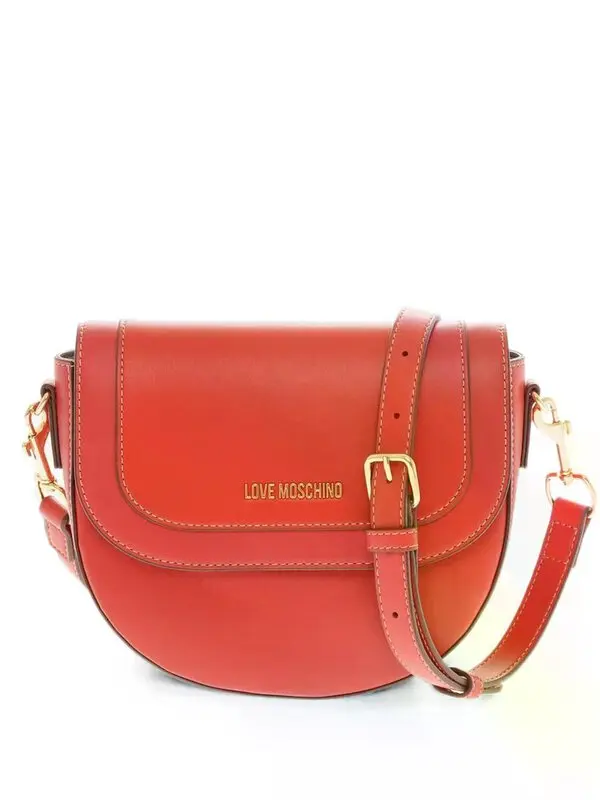 Moschino Logo-plaque Saddle Bag