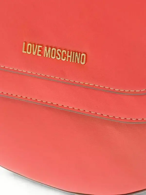 Moschino Logo-plaque Saddle Bag