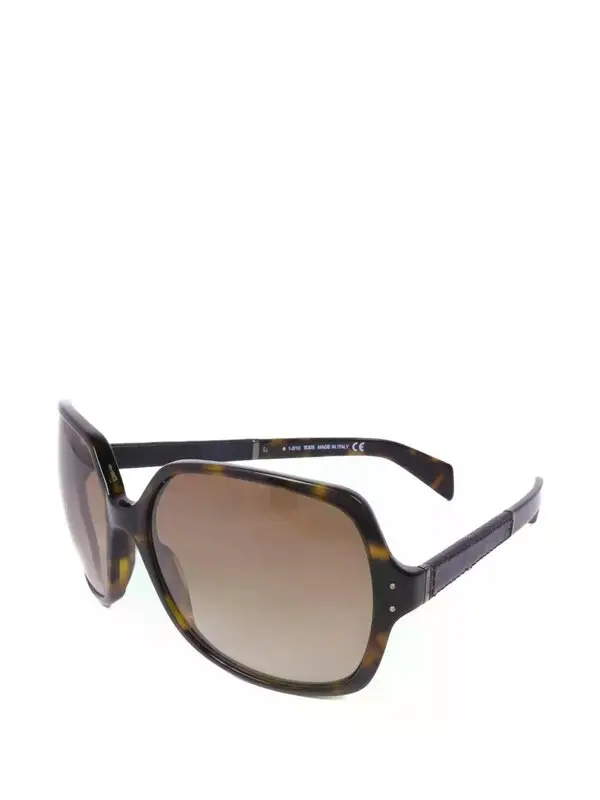 TOD'S Tortoiseshell-effect Square Sunglasses