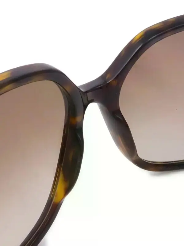 TOD'S Tortoiseshell-effect Square Sunglasses