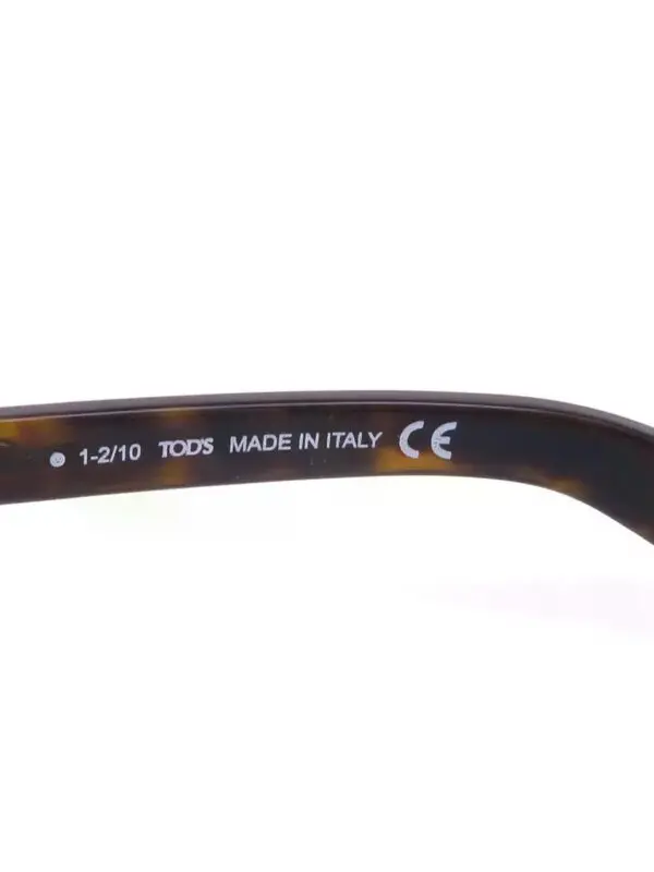 TOD'S Tortoiseshell-effect Square Sunglasses