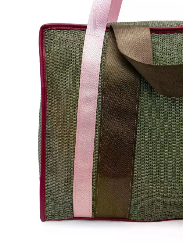 BENETTON Maxi Webbing-strap Tote Bag