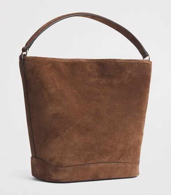 Sandro Suede Bucket Bag