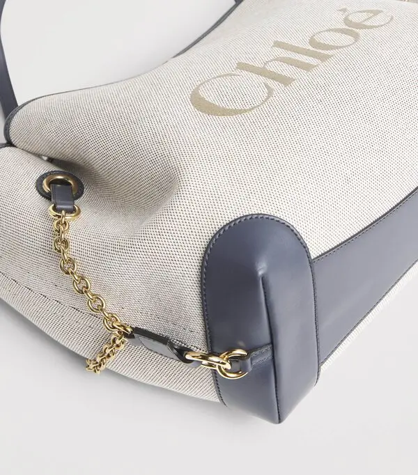 Chloé Canvas Clover Carry Tote Bag