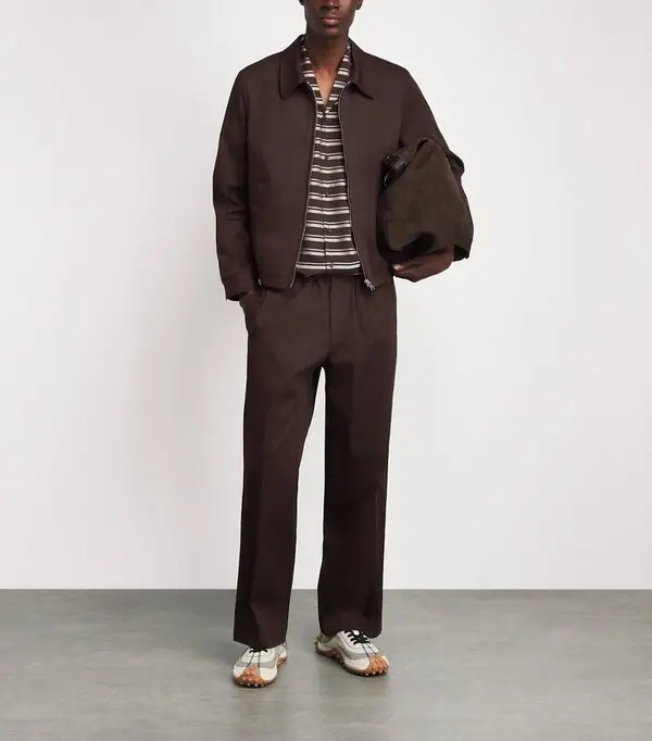 Sandro Alpha Cotton Wide-leg Trousers