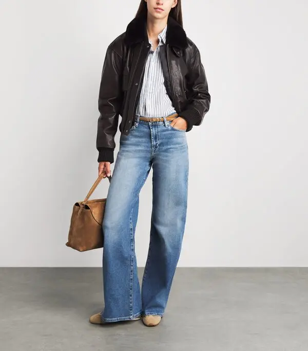 Sandro Suede Buckle Belt