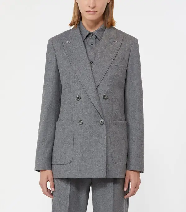 Max Mara Cashmere Double-breasted Blazer