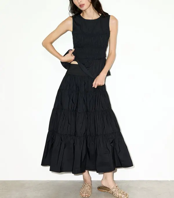 Max & Co. Shirred Sleeveless Top