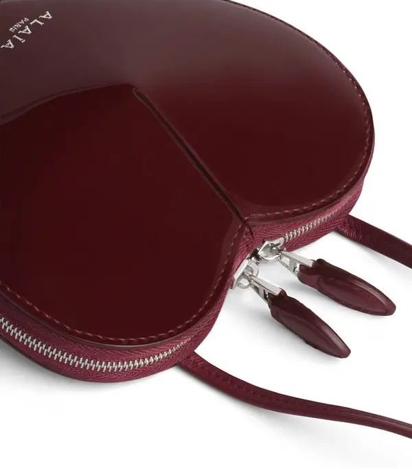 Alaïa Mini Patent Leather Le Coeur Shoulder Bag