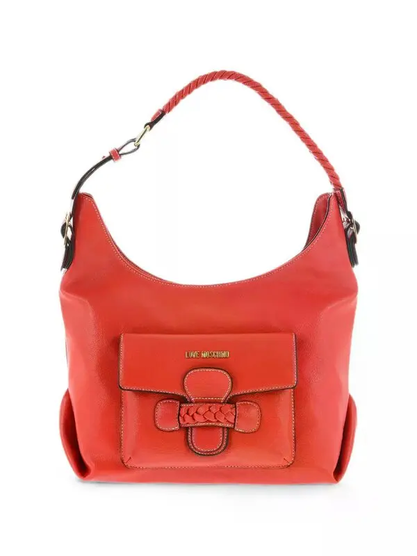 Moschino Braided-handle Bucket Bag
