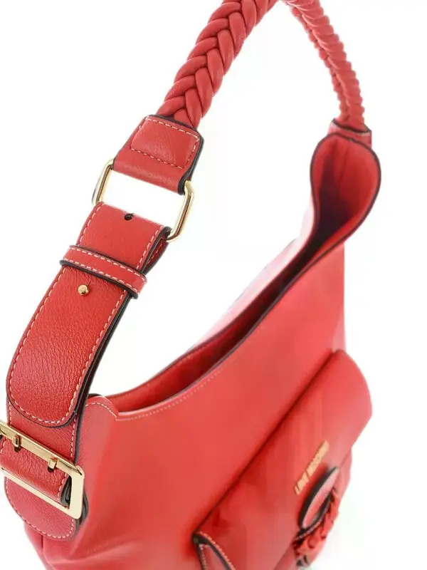 Moschino Braided-handle Bucket Bag