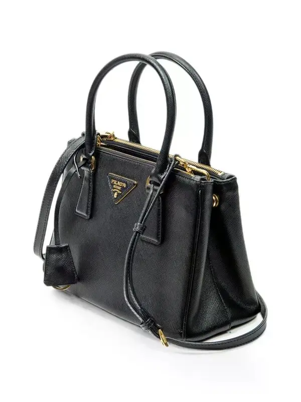Prada Small Galleria Double-zip Tote Bag - Black