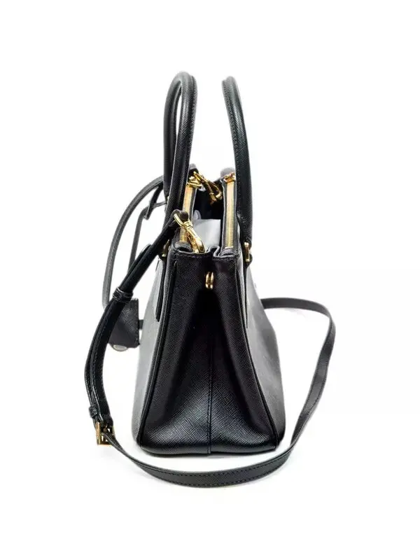 Prada Small Galleria Double-zip Tote Bag - Black